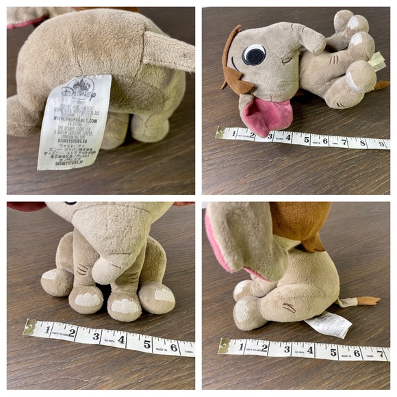 Disney | Toys | Disney Jungle Book Hathi Jr 9 Plush Brown Hair Elephant ...